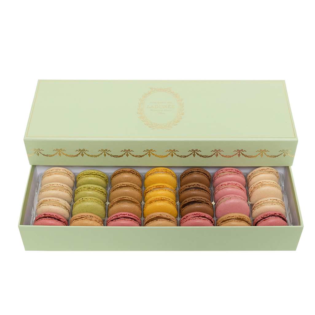 PRESTIGE GIFT BOX OF 28 MACARONS – Ladurée Ireland