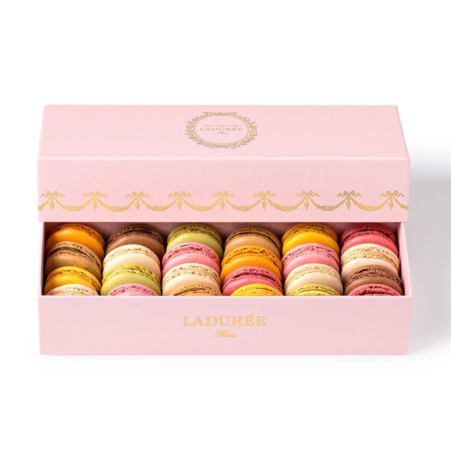PRESTIGE PINK BOX of 24 Macarons - In-Store Collection – Ladurée Ireland