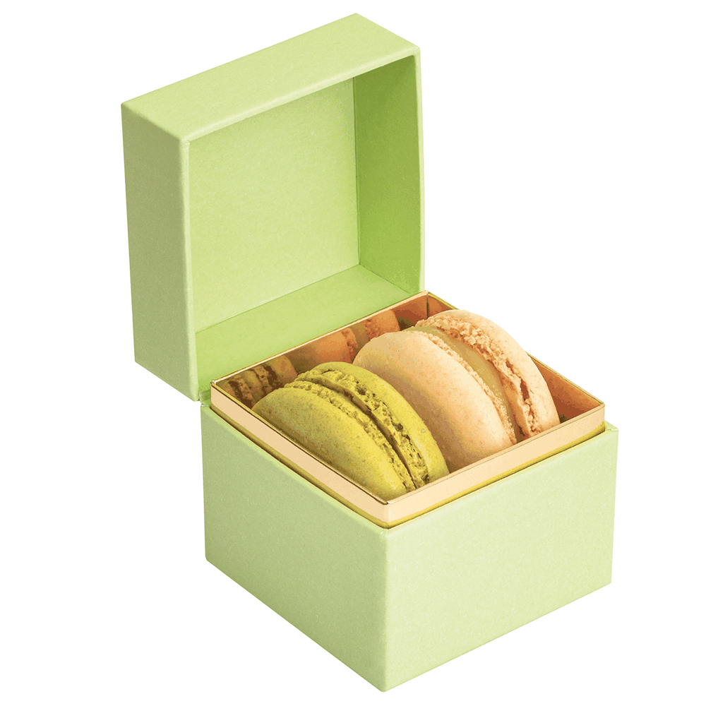 Green Gift Box of 2 Macarons – Ladurée Ireland